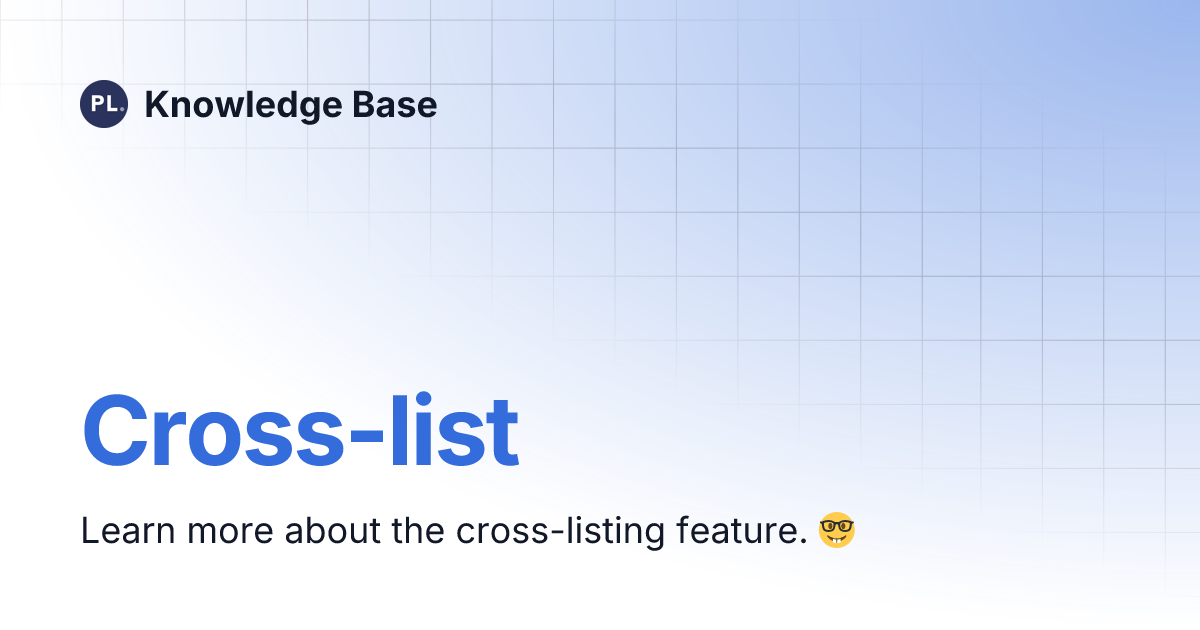 Cross-list | Knowledge Base